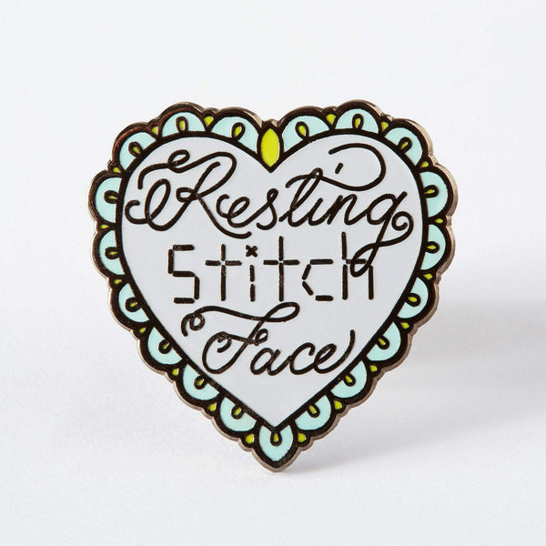 Resting Stitch Face Enamel Pin – punkypins
