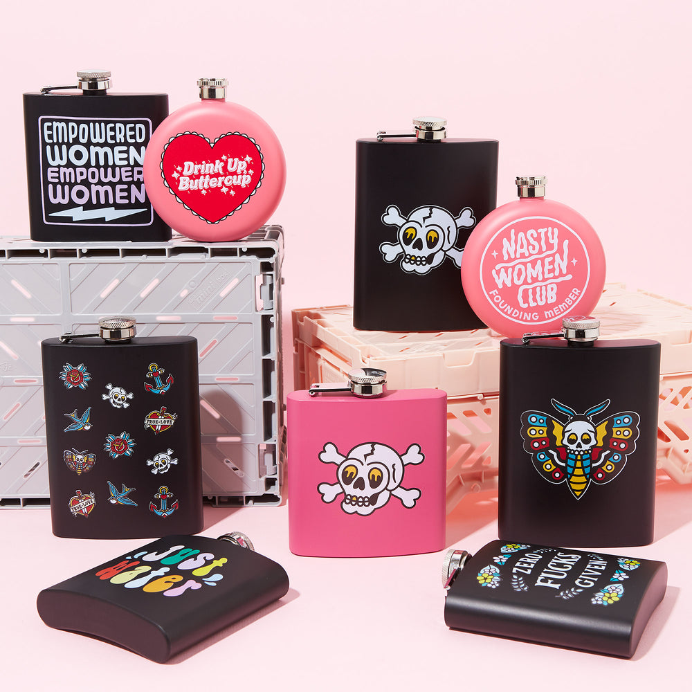 Girly Hip Flasks, Cute and Funny Hip Flasks – punkypins