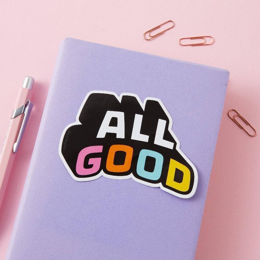 All Good Vinyl sticker – punkypins