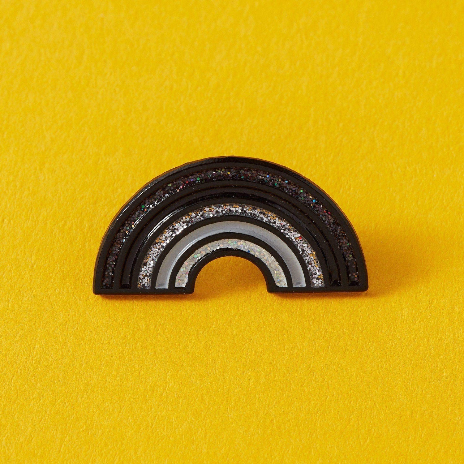Black Rainbow Enamel Pin | Punky Pins – punkypins