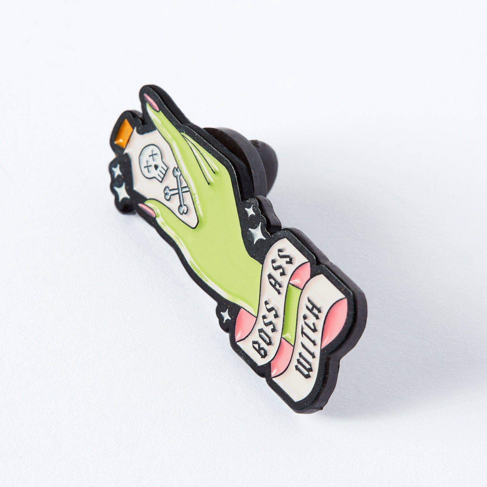 Boss Ass Witch Enamel Pin – punkypins