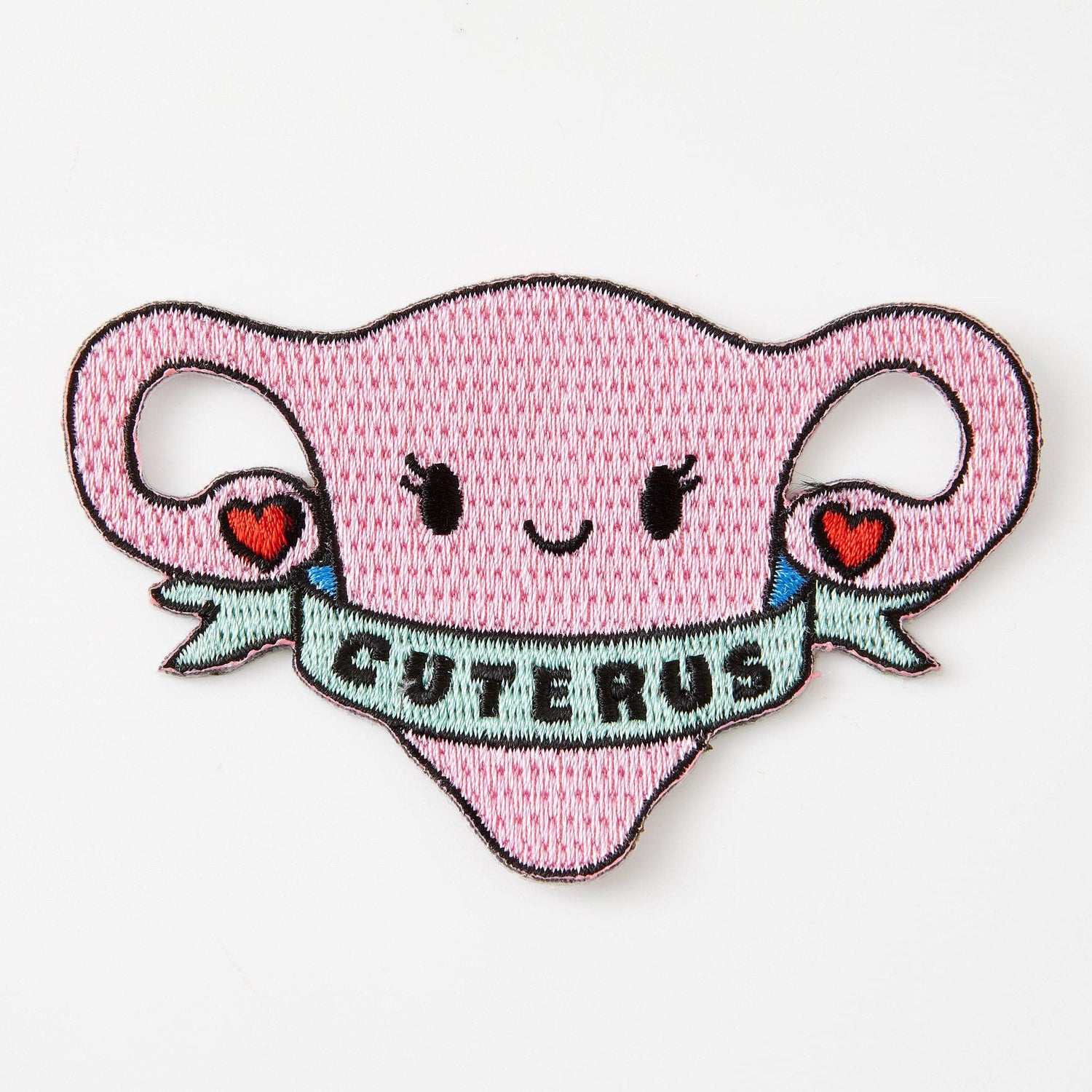 Cuterus Uterus Embroidered Iron On Patch – punkypins