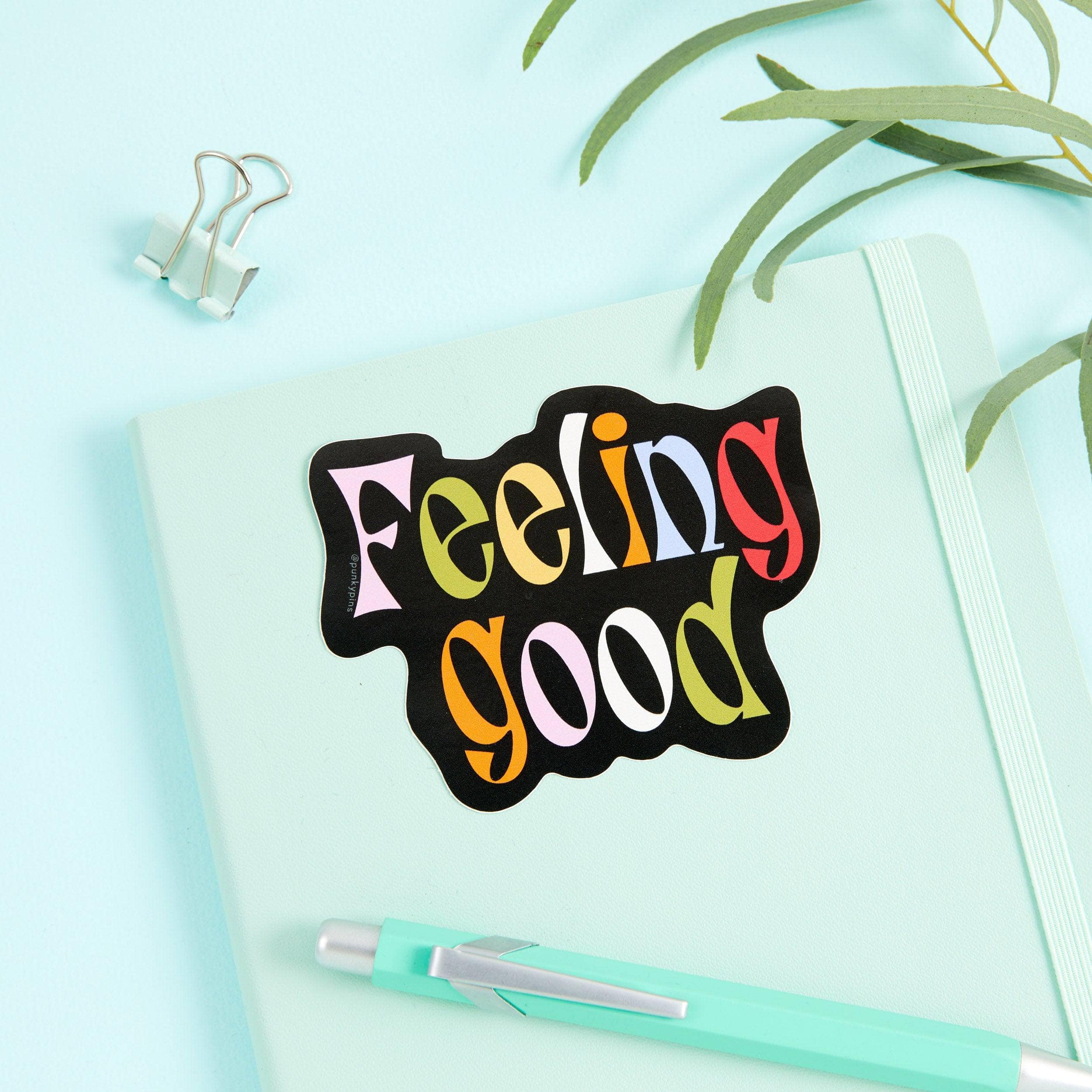 Feeling Good Vinyl Sticker – punkypins