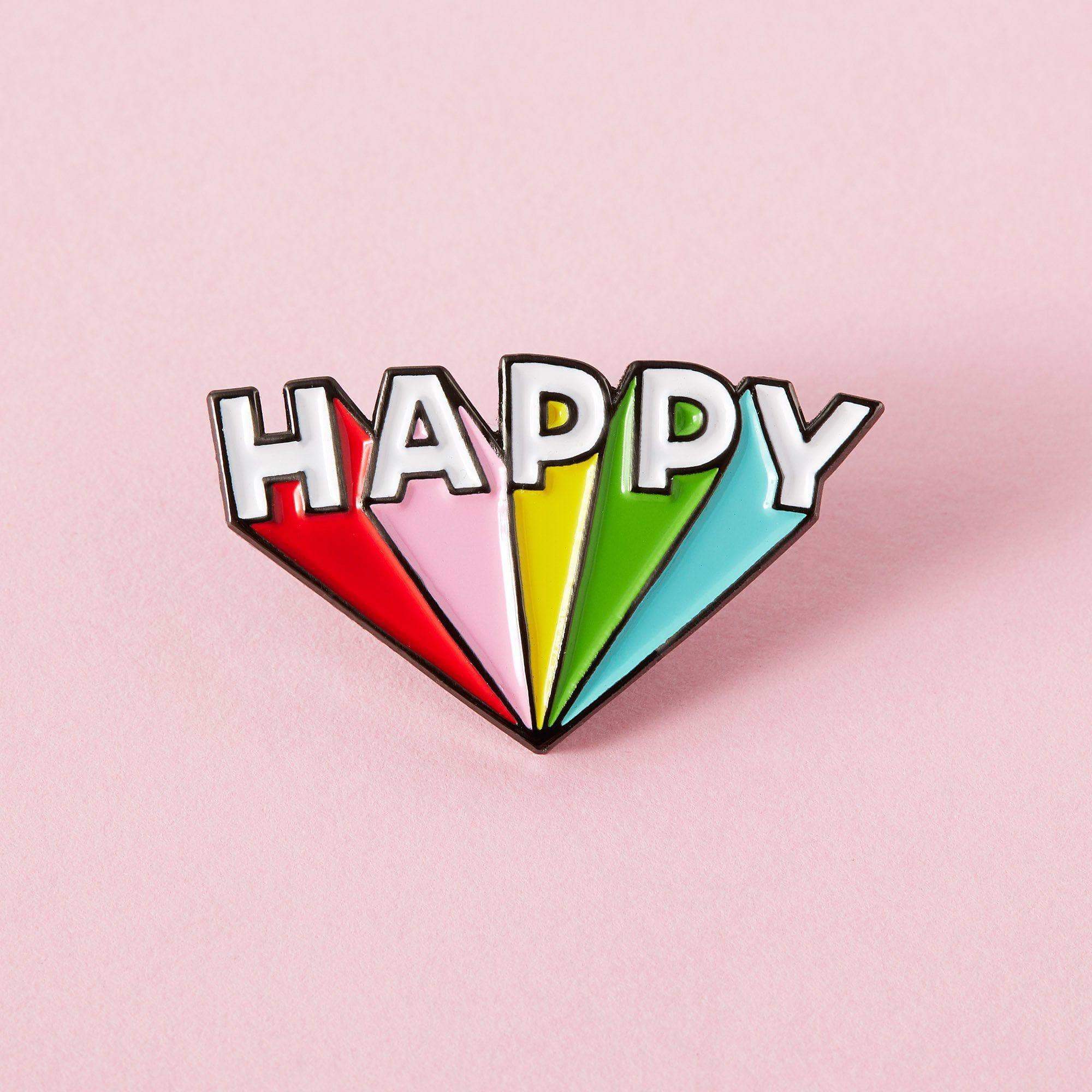 Happy Soft Enamel Pin – punkypins