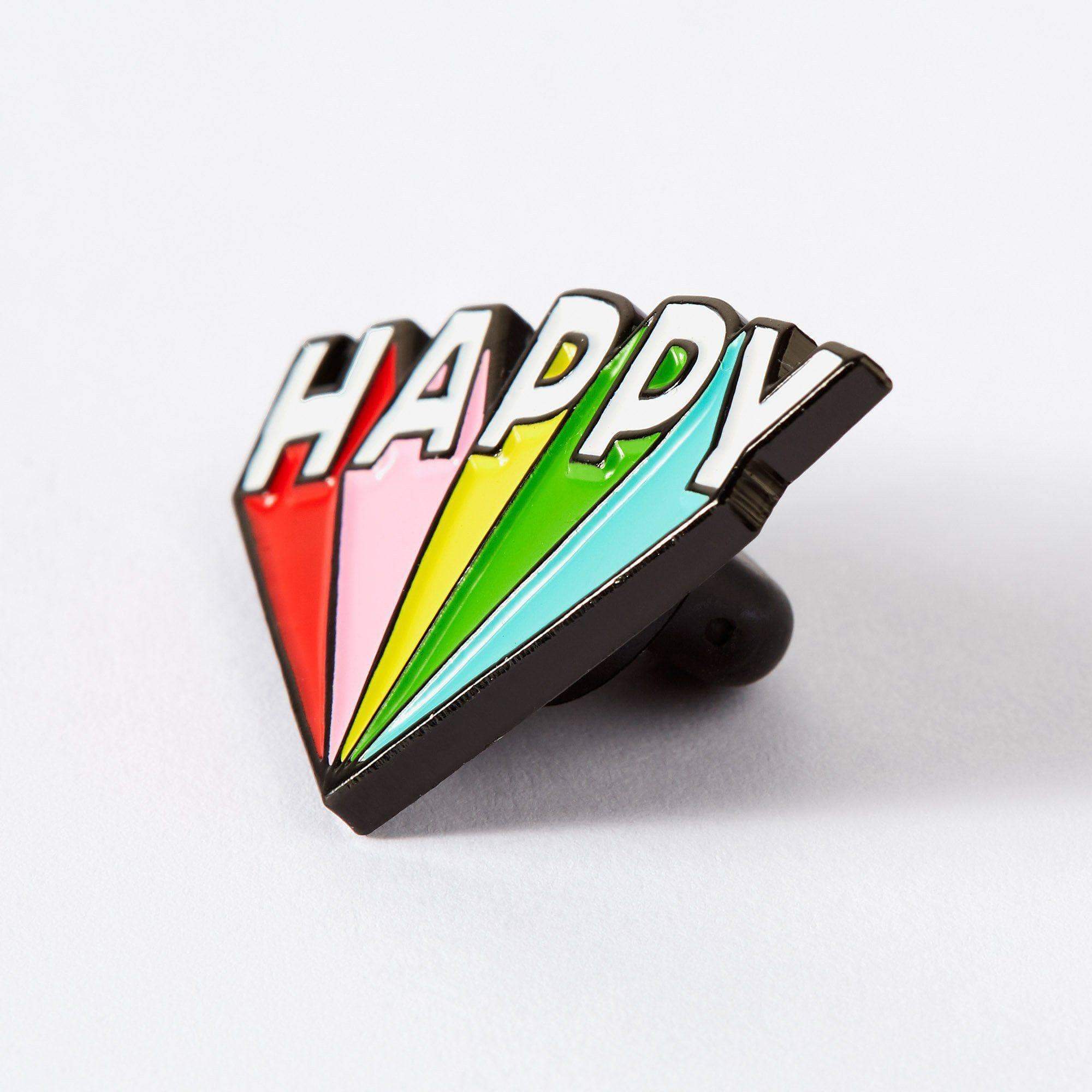 Happy Soft Enamel Pin – punkypins