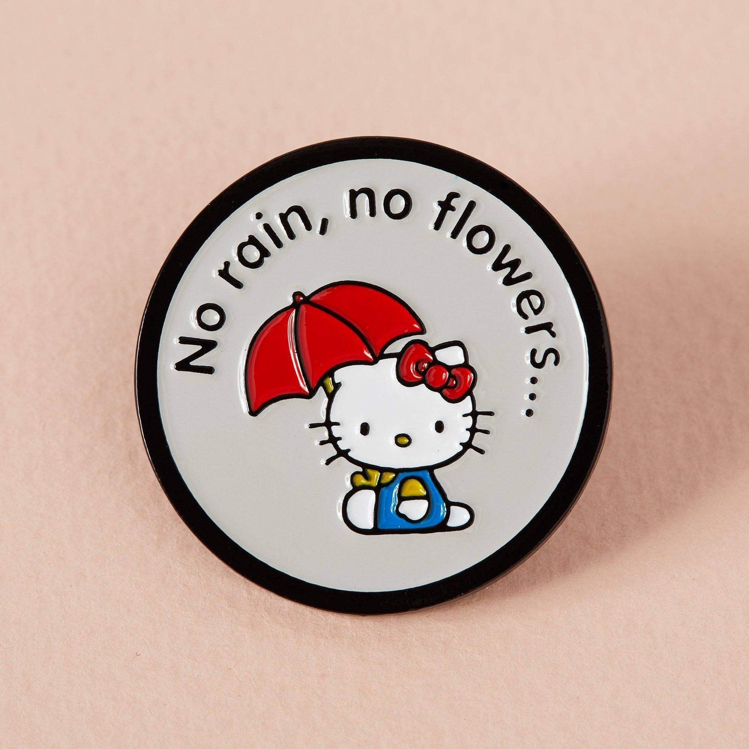 Hello Kitty x Punky Pins No Rain No Flowers Enamel Pin – punkypins