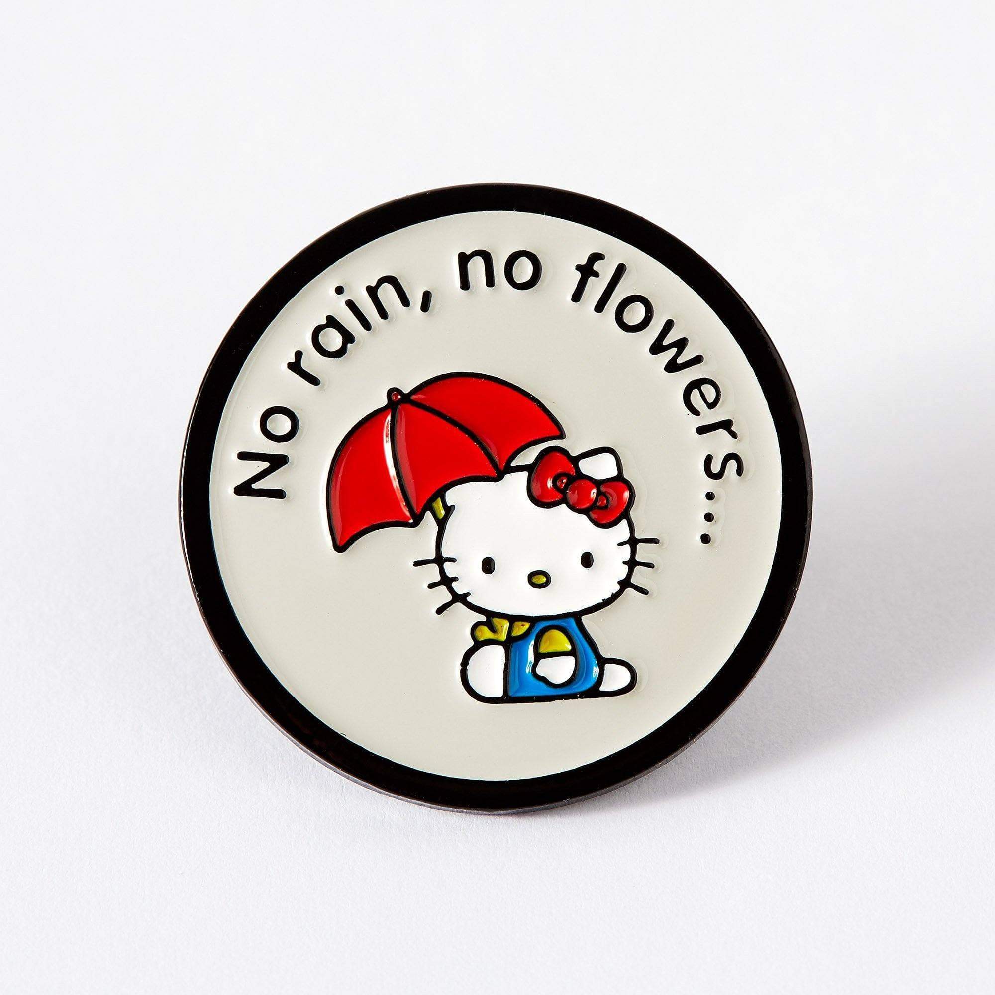 Hello Kitty x Punky Pins No Rain No Flowers Enamel Pin – punkypins
