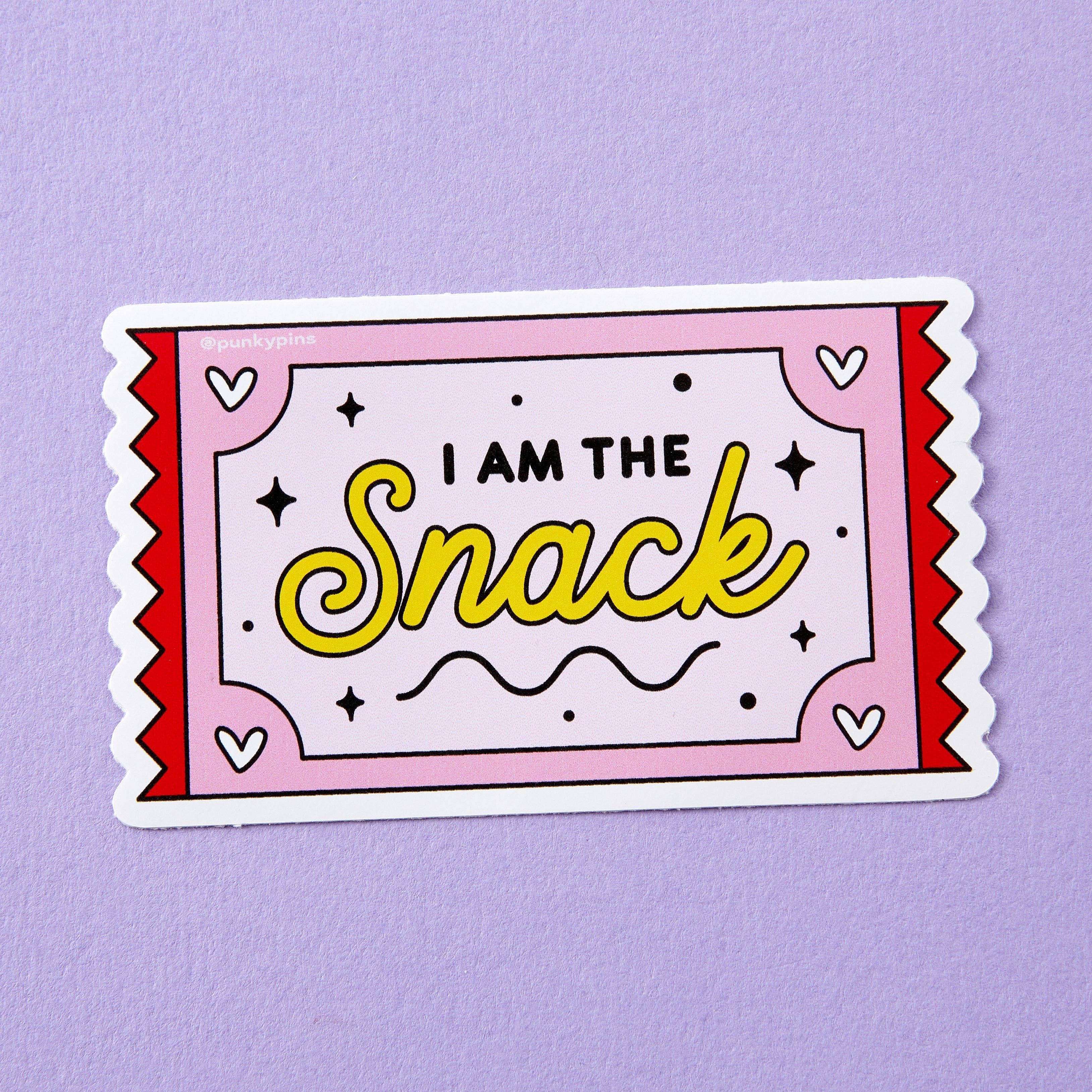 I am the Snack Vinyl Sticker – punkypins