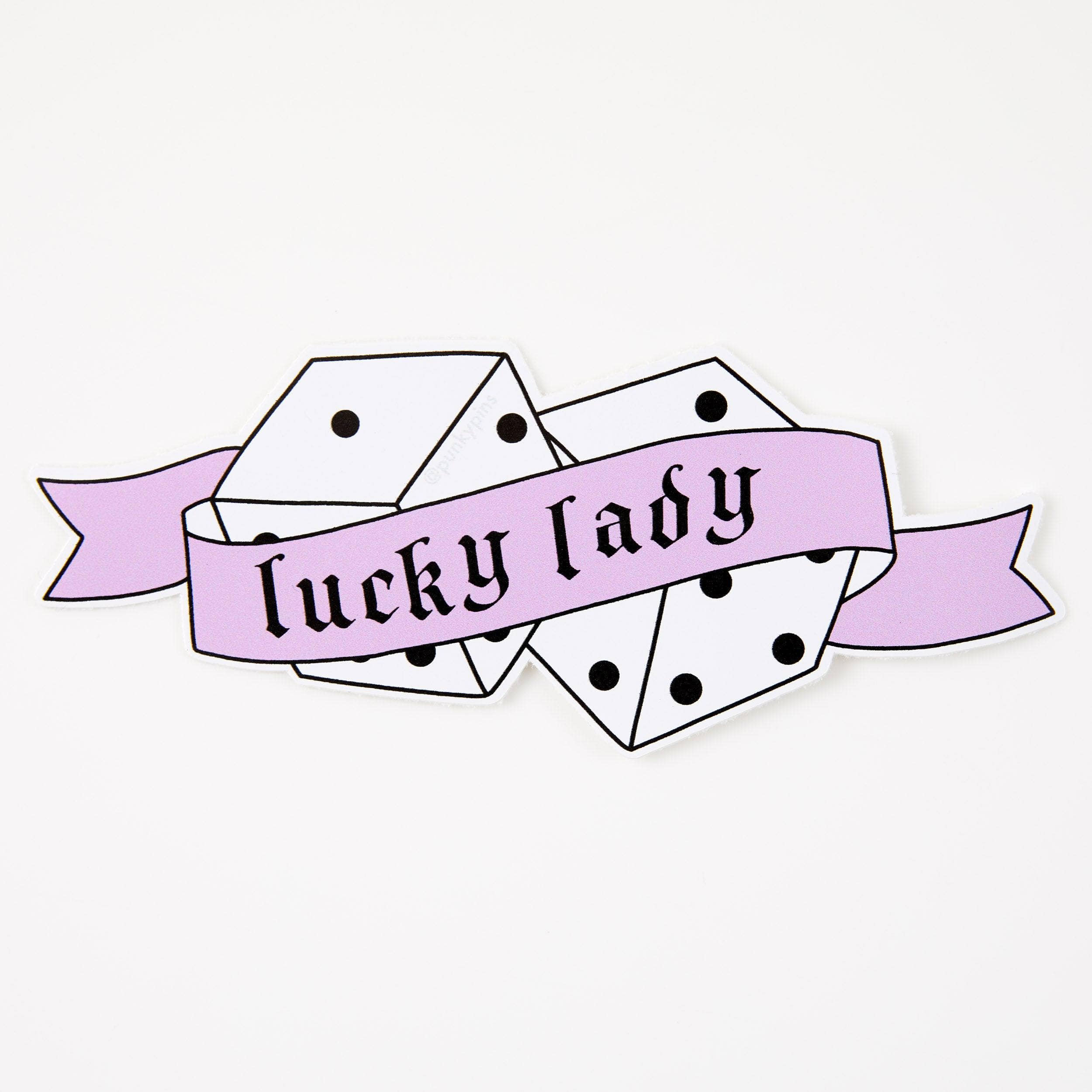 Lucky Lady Vinyl Sticker – punkypins