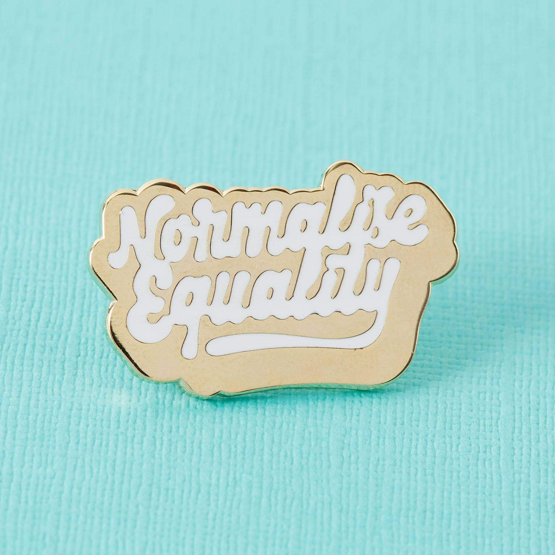 Normalise Equality Enamel Pin – punkypins