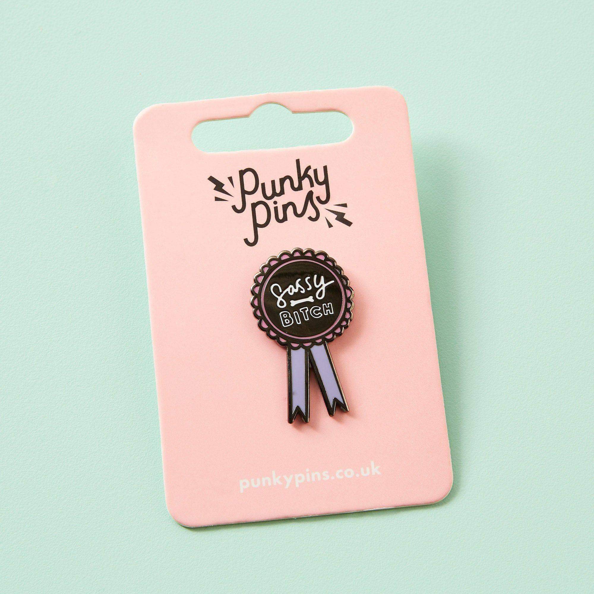 Sassy Bitch Enamel Pin – punkypins