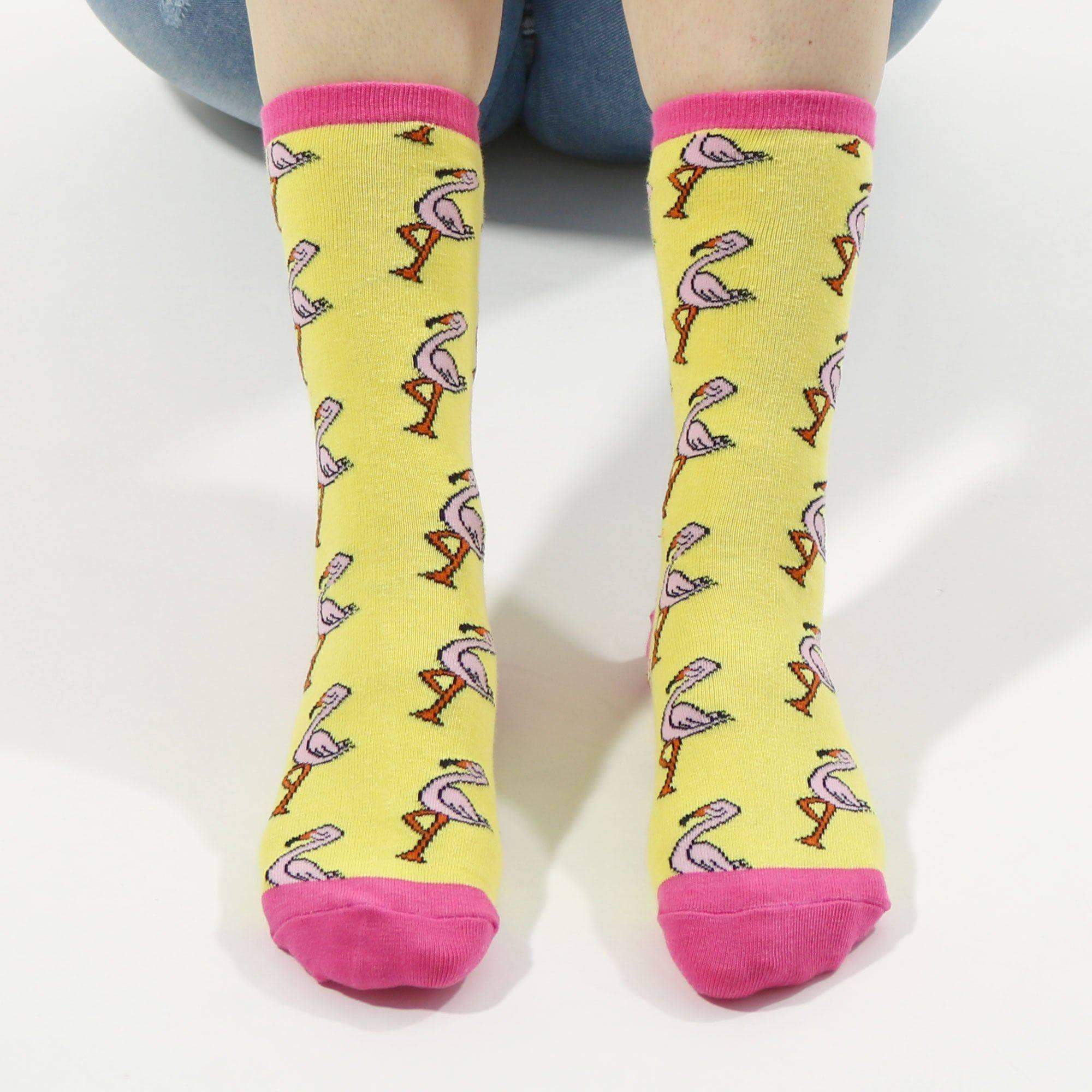 Sassy Flamingo Socks – punkypins