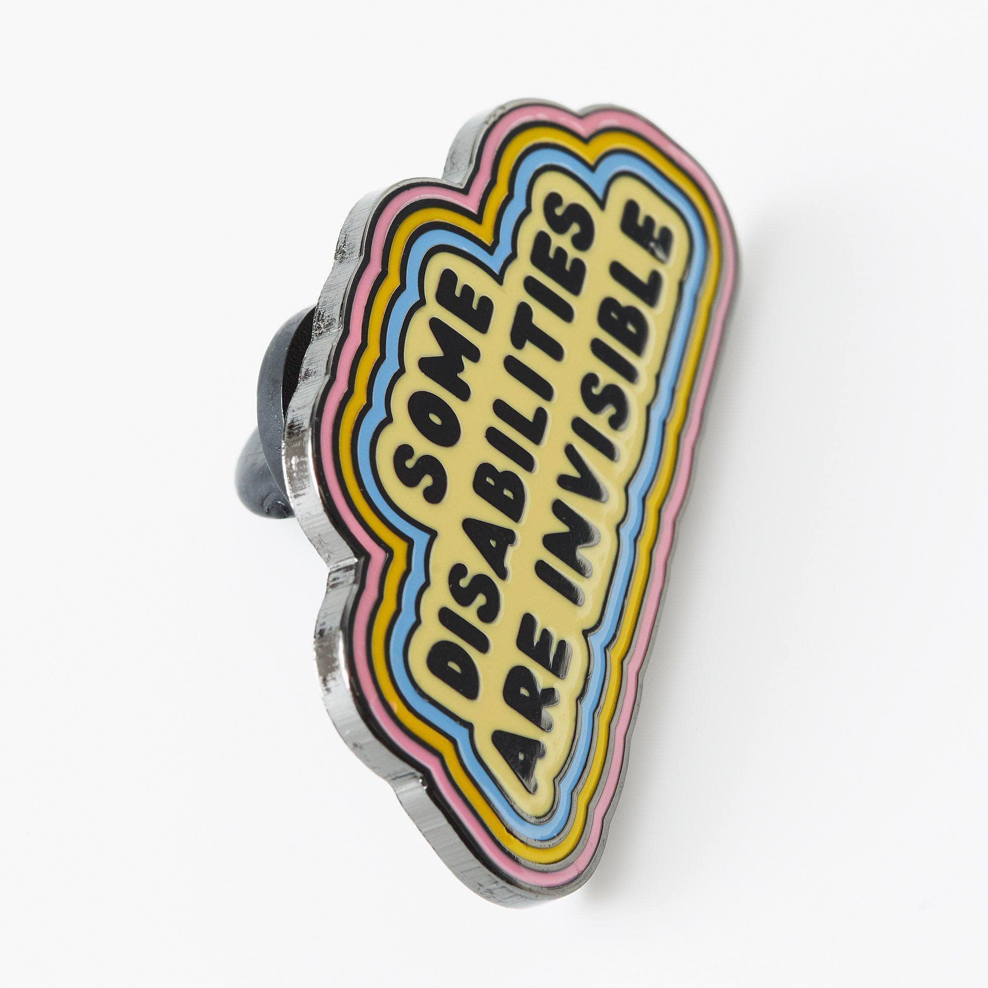 Some Disabilities Are Invisible Enamel Pin – punkypins