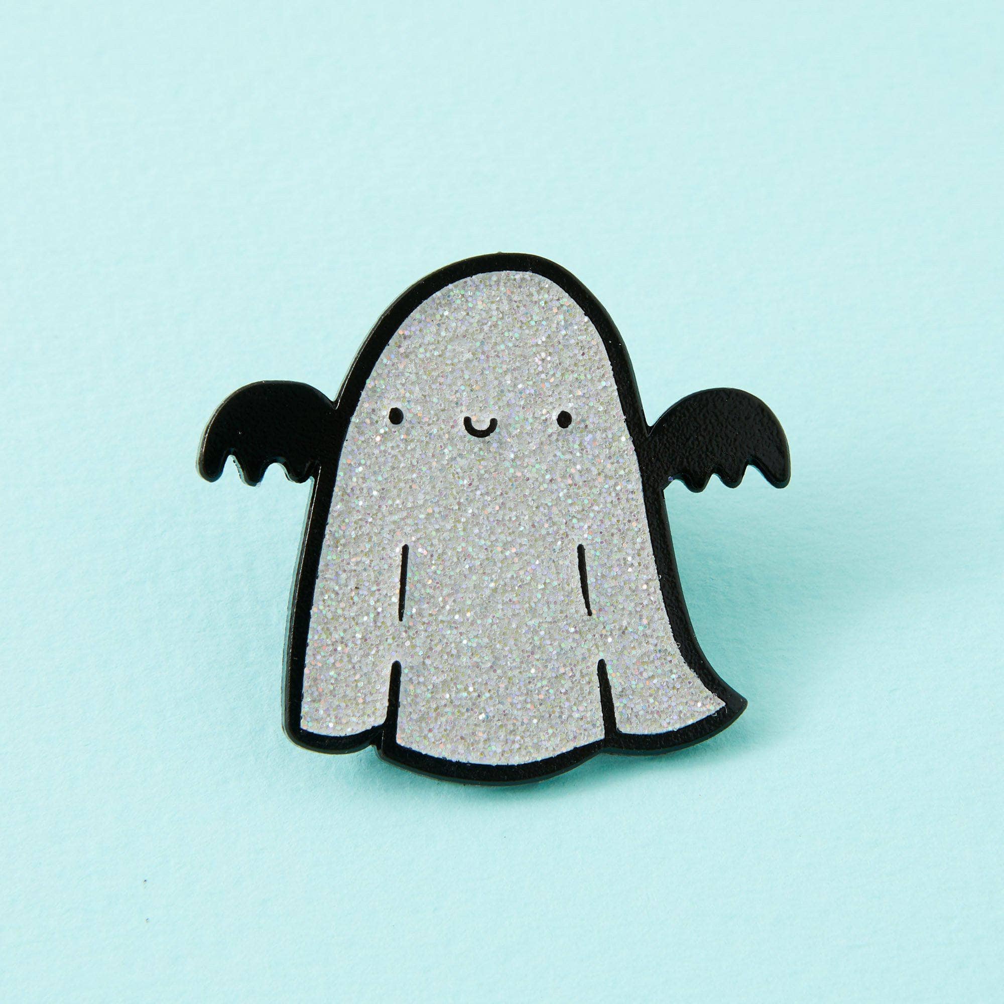 Sparkle Ghost Enamel Pin – punkypins