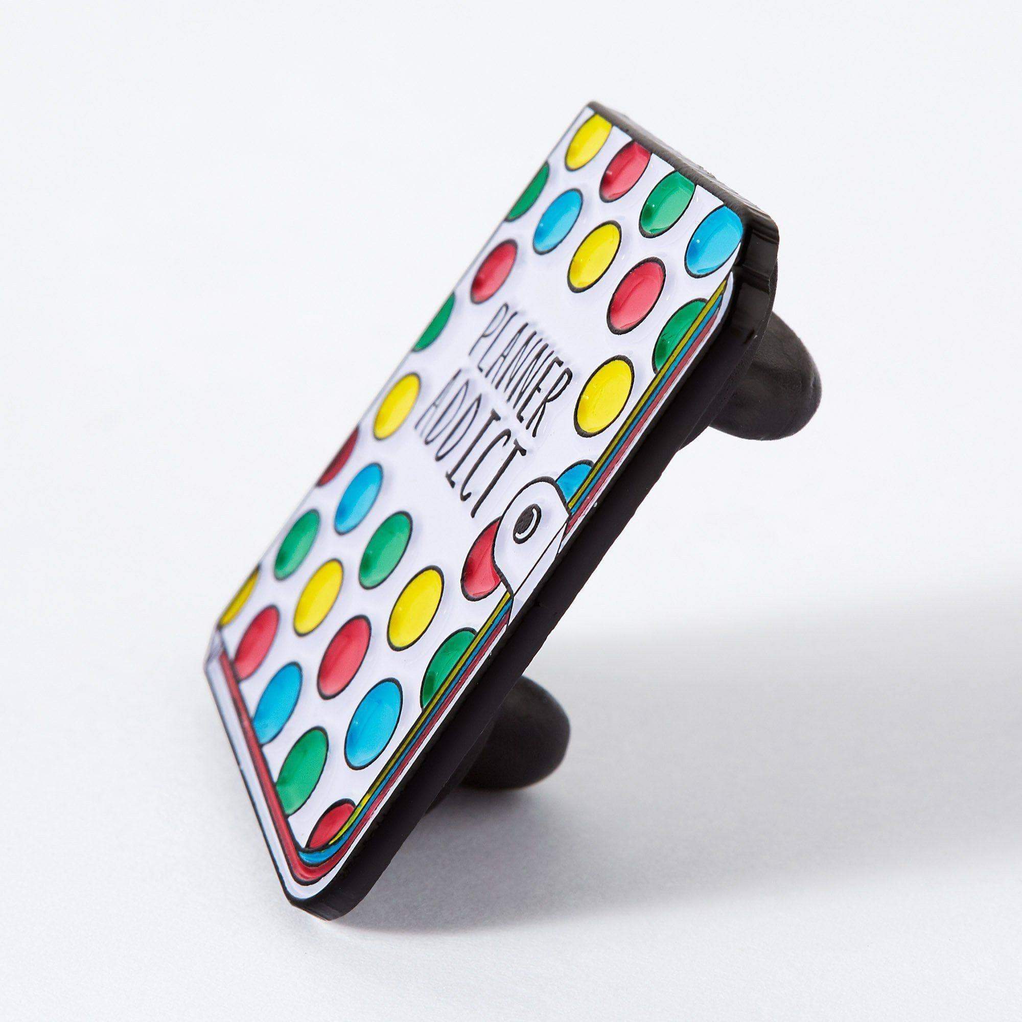 Stationery Planner Addict Enamel Pin – punkypins