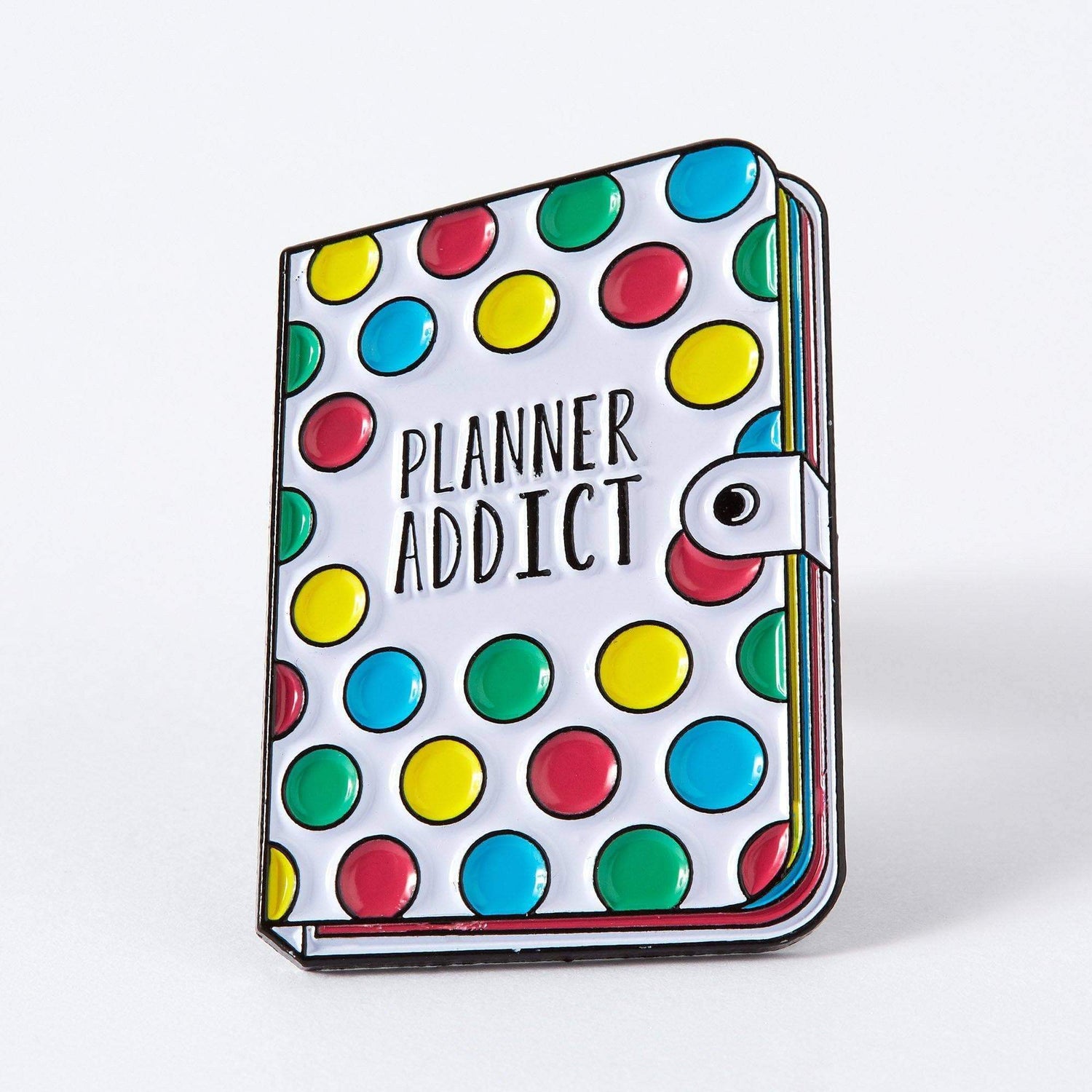 Stationery Planner Addict Enamel Pin – punkypins