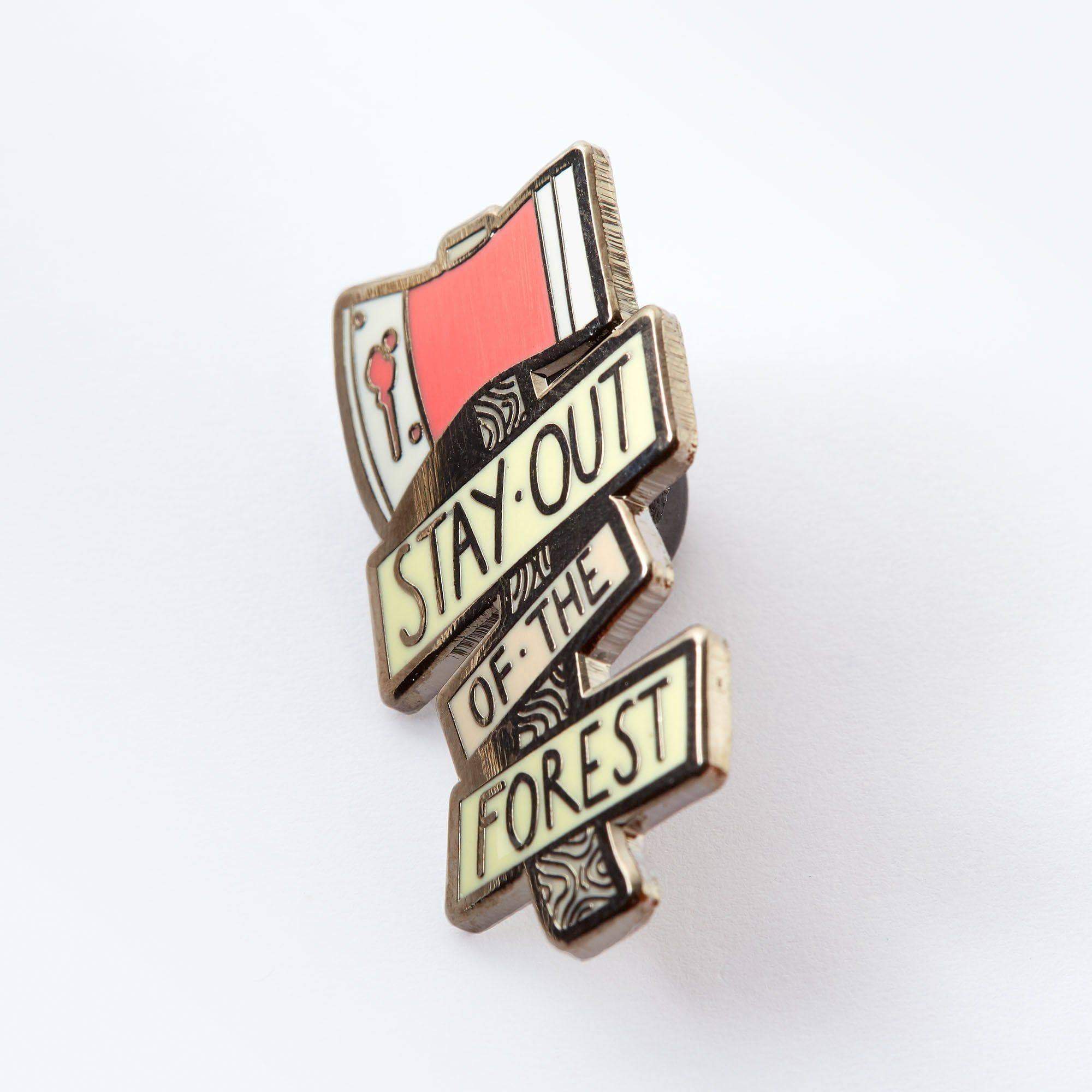 Stay Out Of The Forest Enamel Pin – punkypins