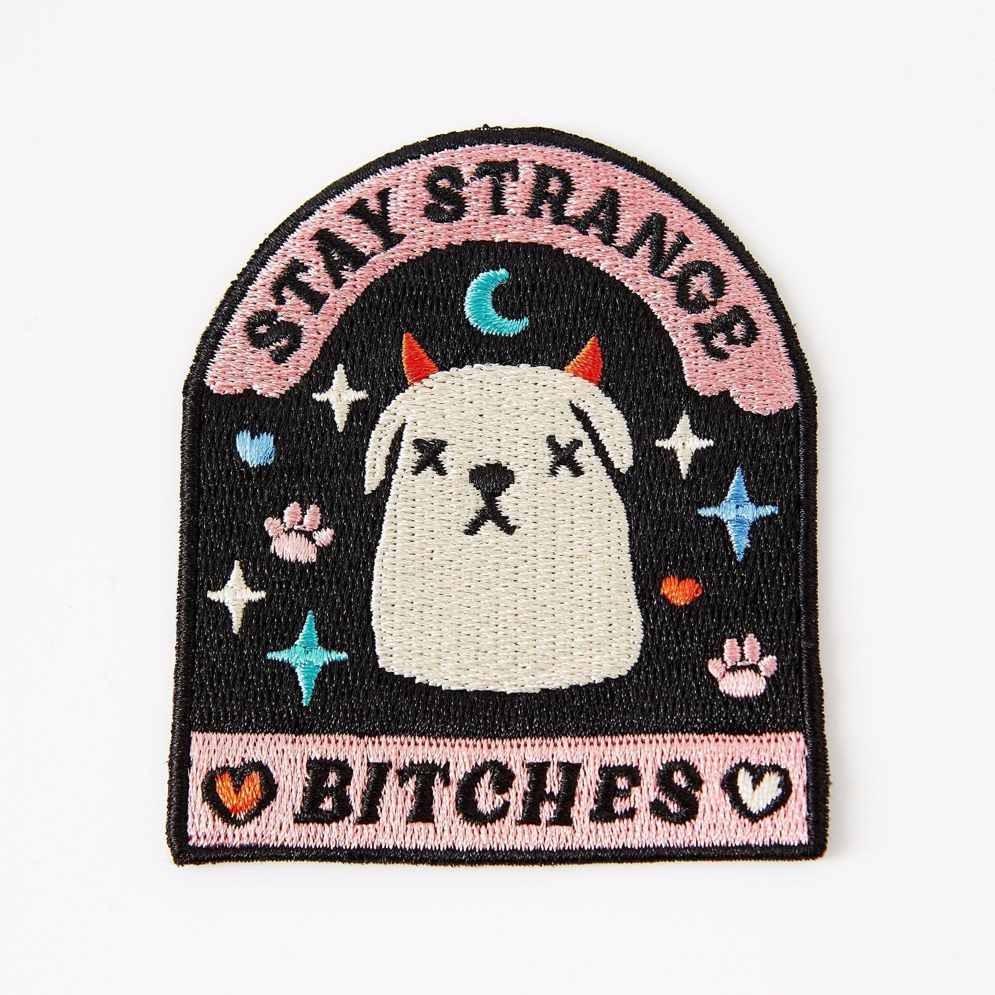 Stay Strange Bitches Embroidered Iron on Patch – punkypins