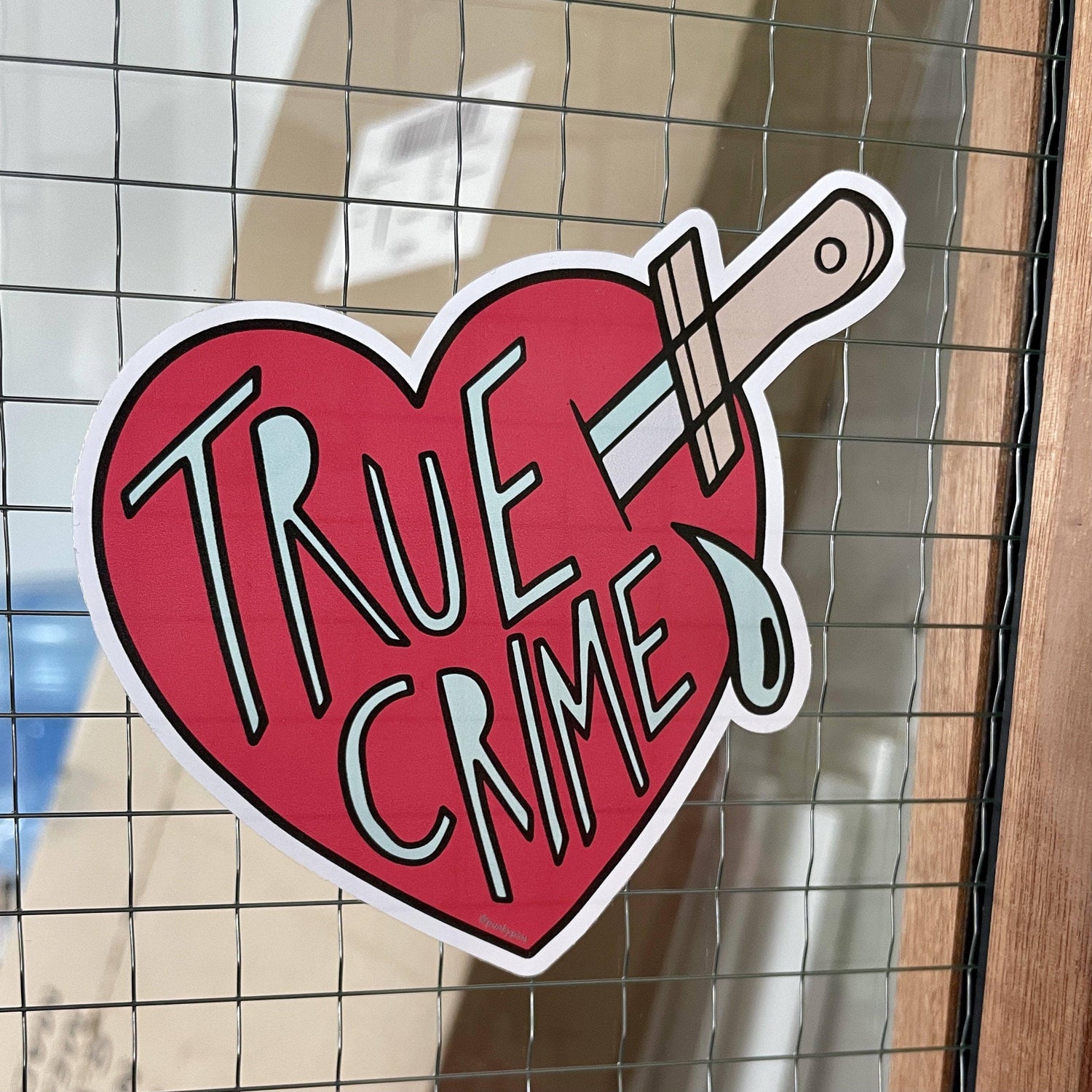 True Crime Vinyl sticker – punkypins