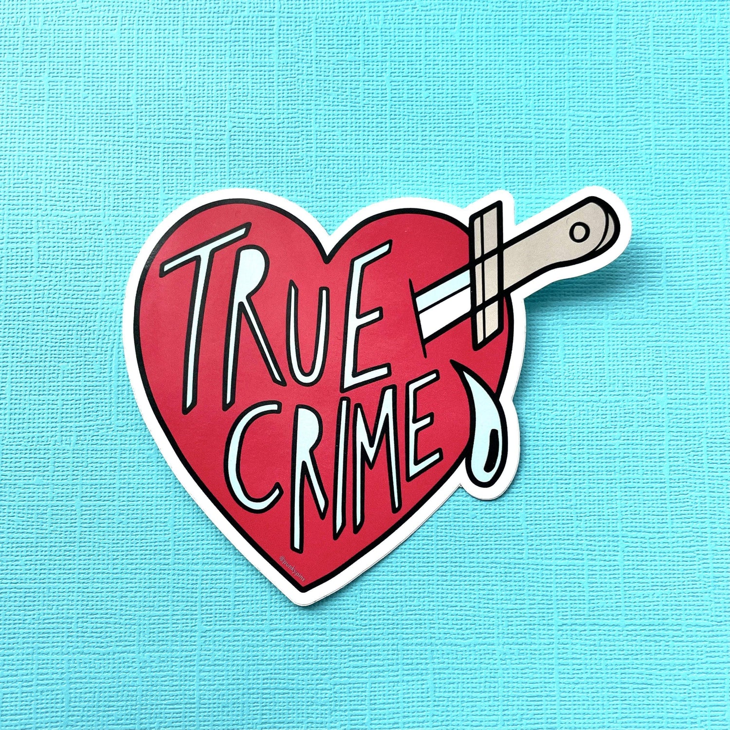 True Crime Vinyl sticker – punkypins