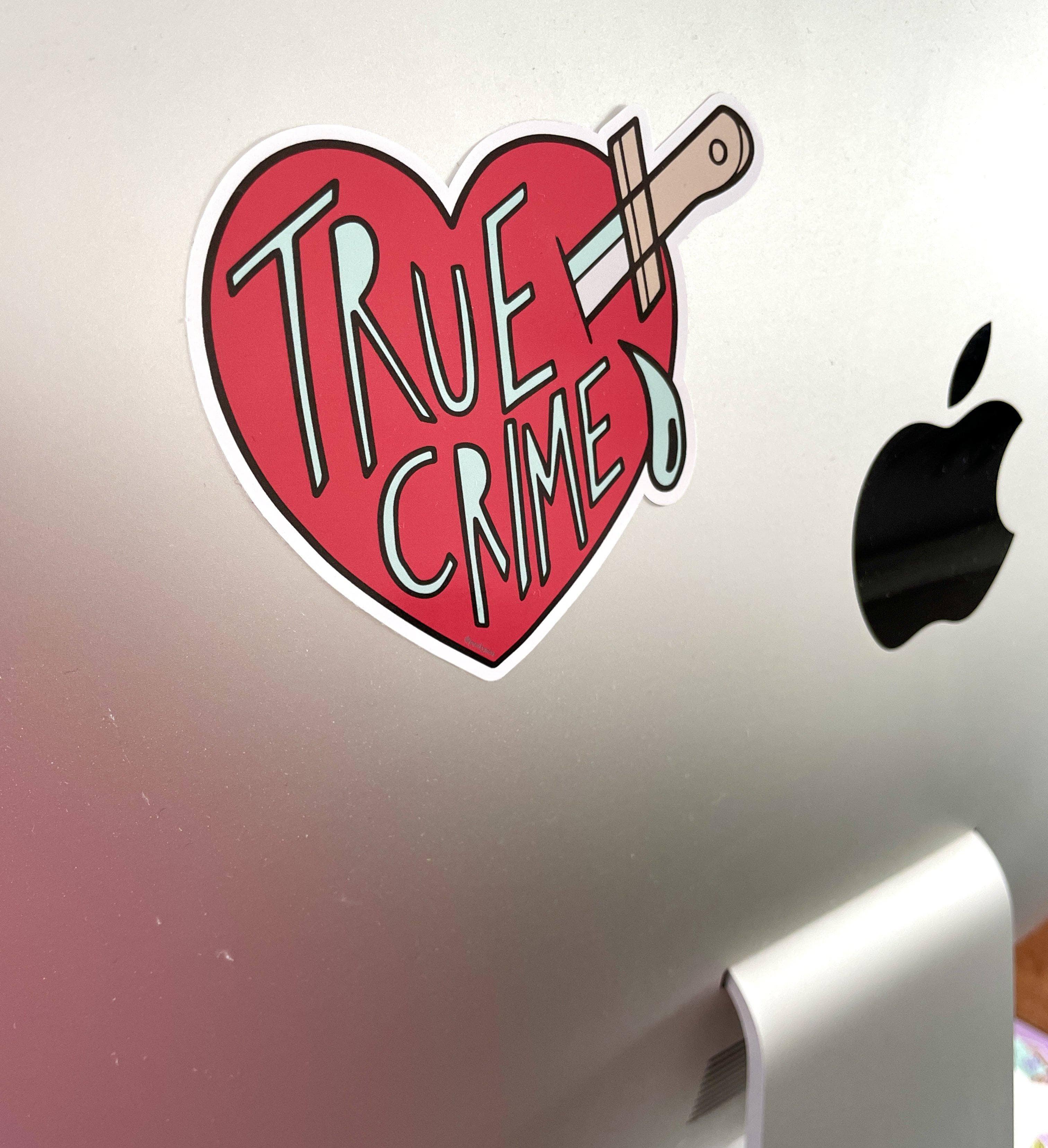 True Crime Vinyl sticker – punkypins