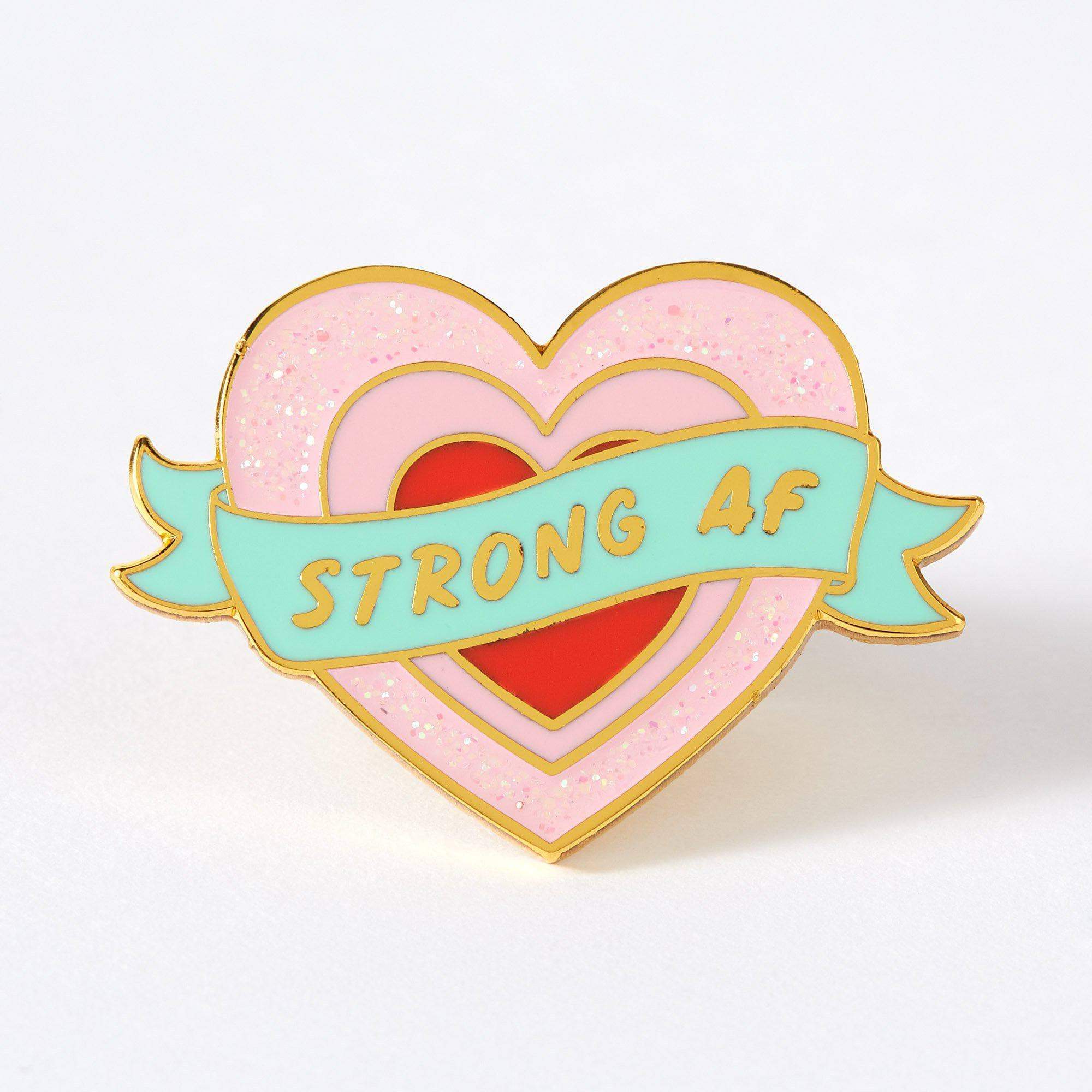 Strong AF Enamel Pin – punkypins