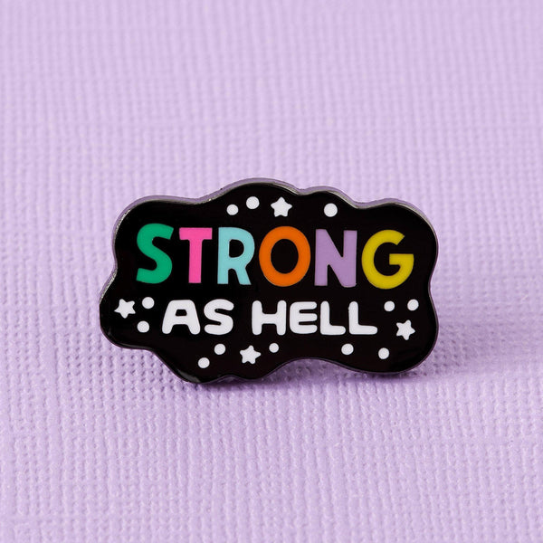 Strong As Hell Enamel Pin – punkypins